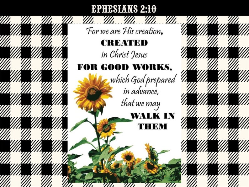 Set of 4 Bible Verse Printables With Sunflowers-beautiful and ...