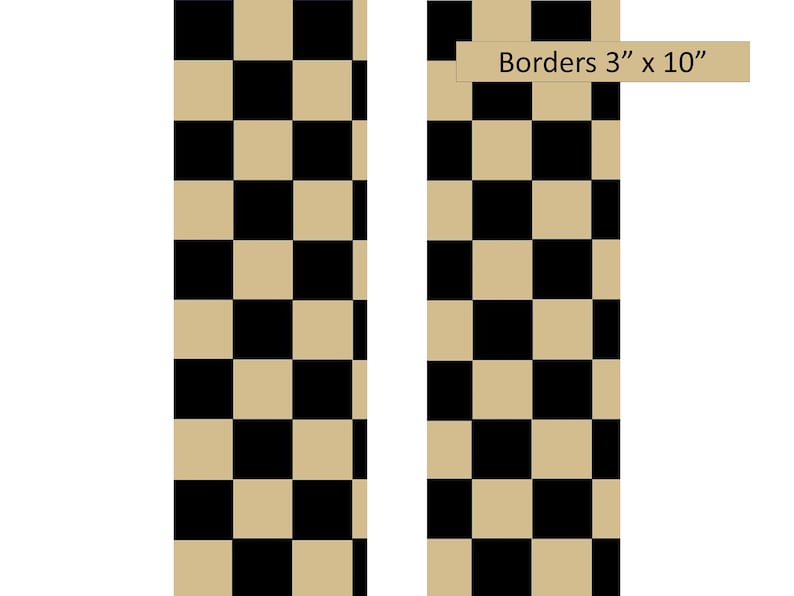 Black and Gold Bulletin Board Letters and Borders (digital Download) - Etsy