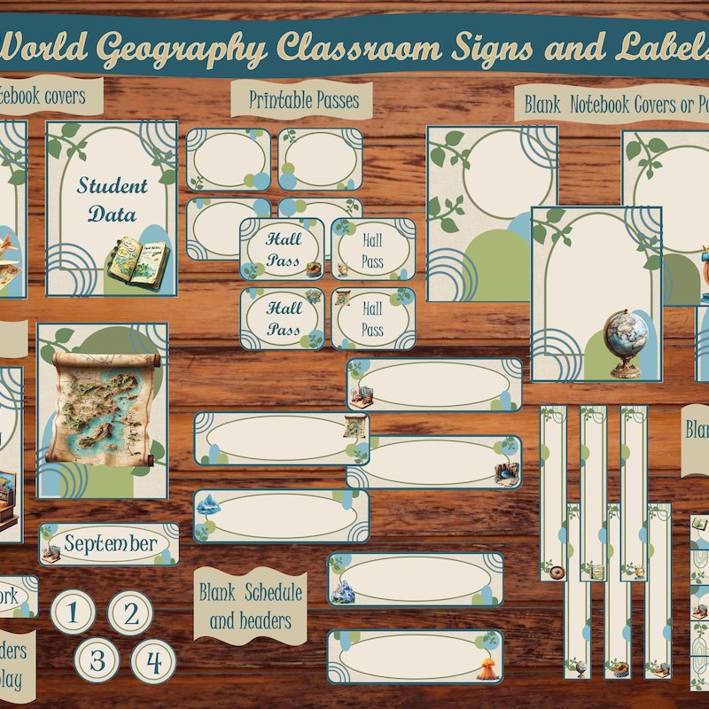 Geography Notebook Cover - Etsy