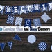 School Colors: Carolina Blue and Navy Classroom Decor Bundle for Middle ...