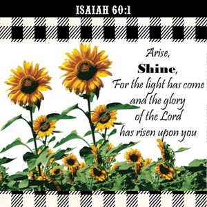 Set of 4 Bible Verse Printables With Sunflowers-beautiful and ...