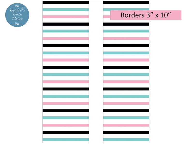 1950s Style Bulletin Board Letters and Borders. Print and Cut A to Z ...