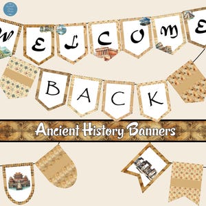 Ancient History Classroom Banners: Ruins of Civilizations (digital ...