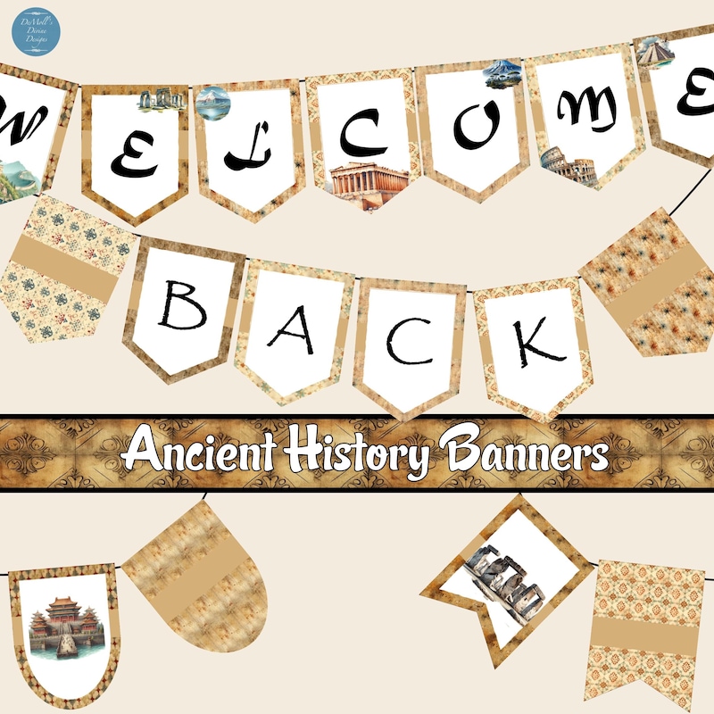 Ancient History Banner - Etsy