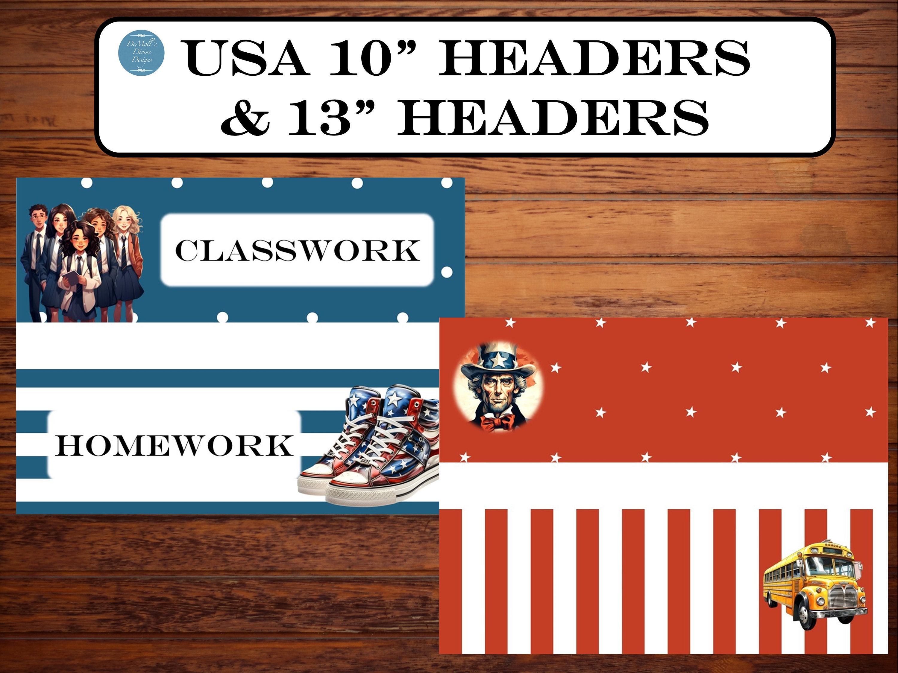 Patriotic USA Classroom Decor Bundle for Middle School and High School ...
