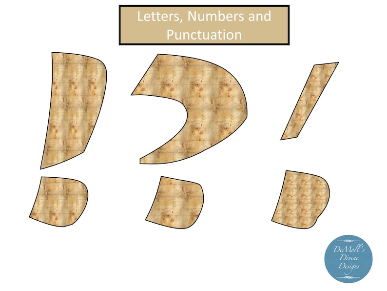 Ancient History Bulletin Board Letters, Numbers, Punctuation, Cutouts ...