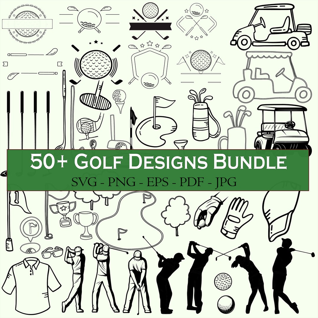 Golf SVG Bundle, Golf SVG, Golf Png, Golf Monogram Png, Golf Club Svg ...
