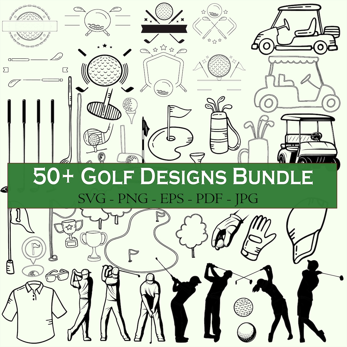 Golf SVG Bundle, Golf SVG, Golf Png, Golf Monogram Png, Golf Club Svg ...