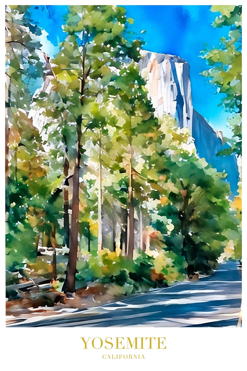 Yosemite Poster Series Half Dome California, Yosemite National Park ...