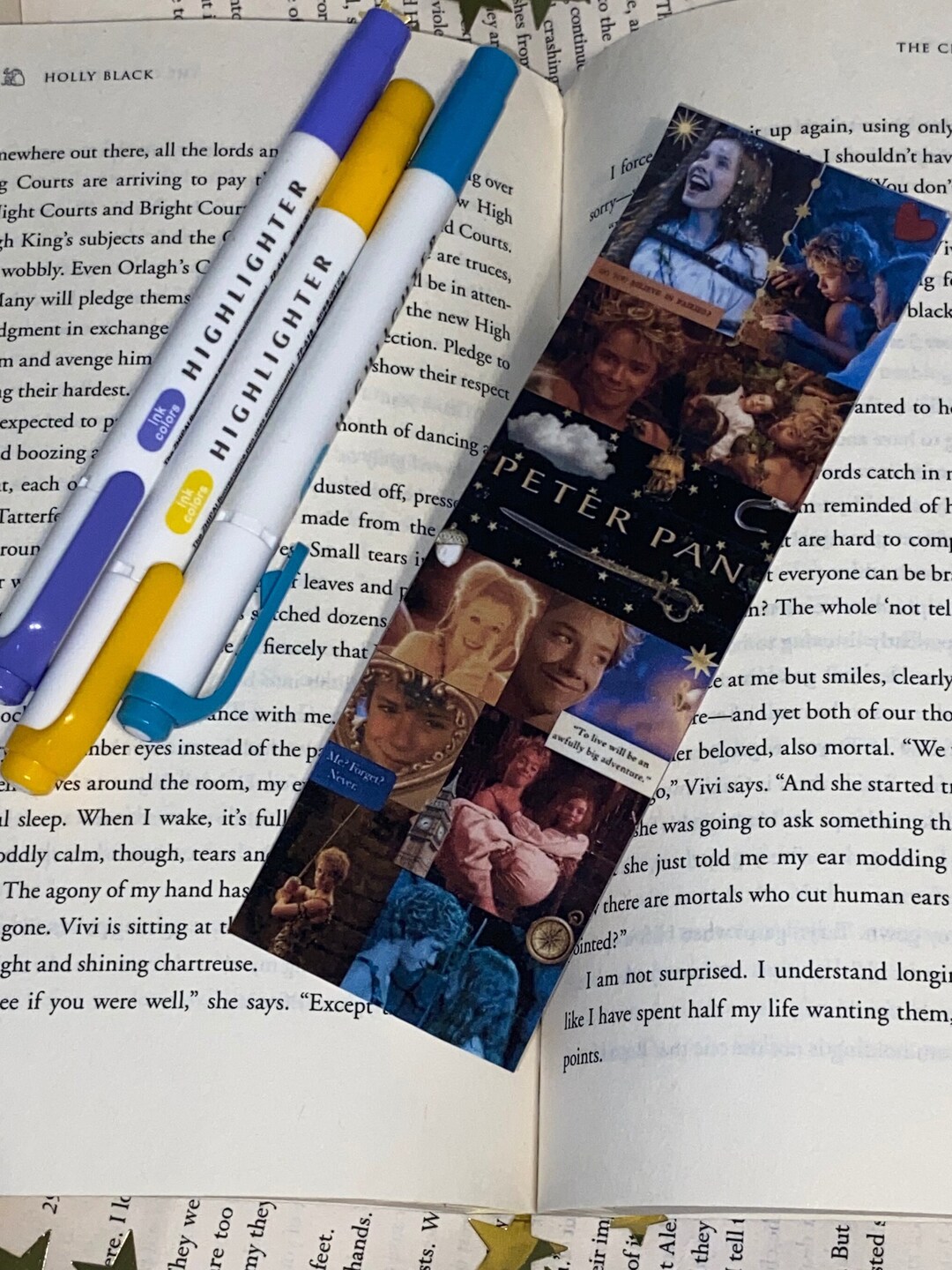 PETER PAN 2003 Laminated Collage in Color Bookmark - Etsy
