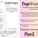 Daily Prayer Page, Printable Prayer Page, Instant Download Prayer Page ...