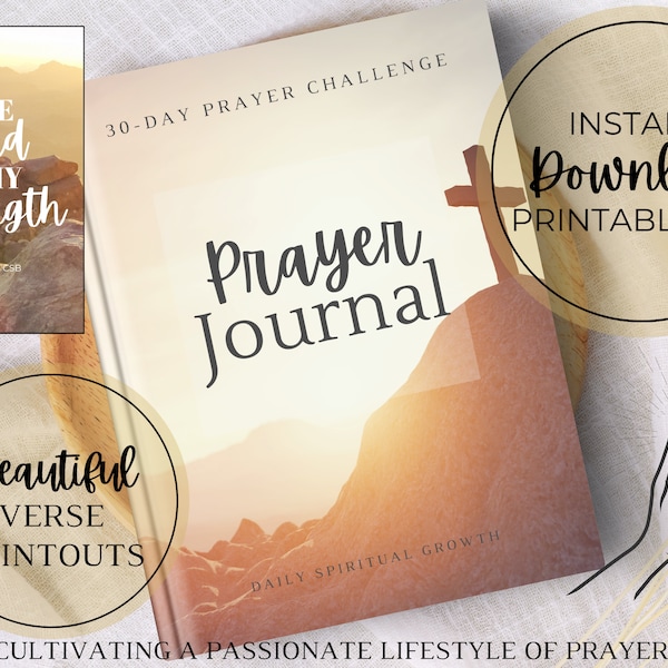 Daily Prayer Page, Printable Prayer Page, Instant Download Prayer Page ...