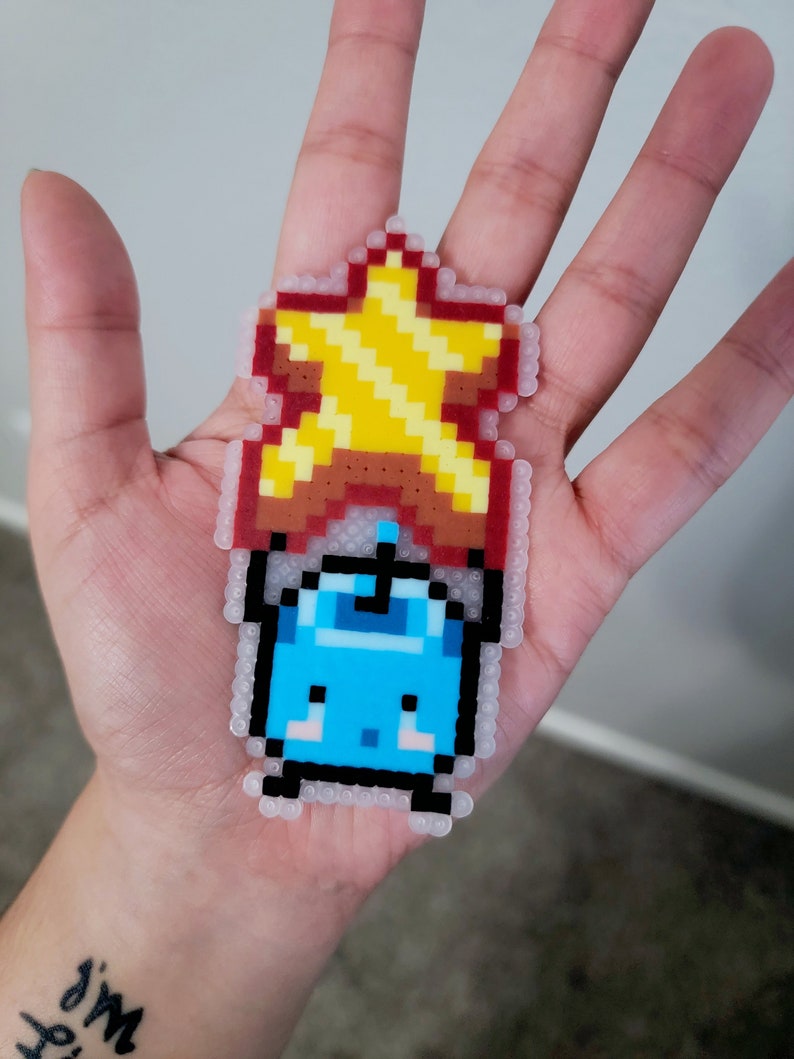 Stardew Valley Junimo Perler Keychain or Magnet Farming Game - Etsy