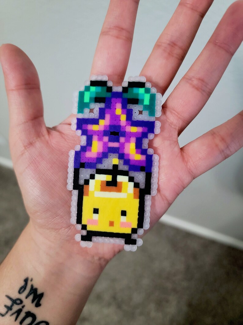 Stardew Valley Junimo Perler Keychain or Magnet Farming Game - Etsy