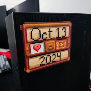 Stardew Valley Custom Clock Perler Plain or Magnet Handmade Pixel Art ...