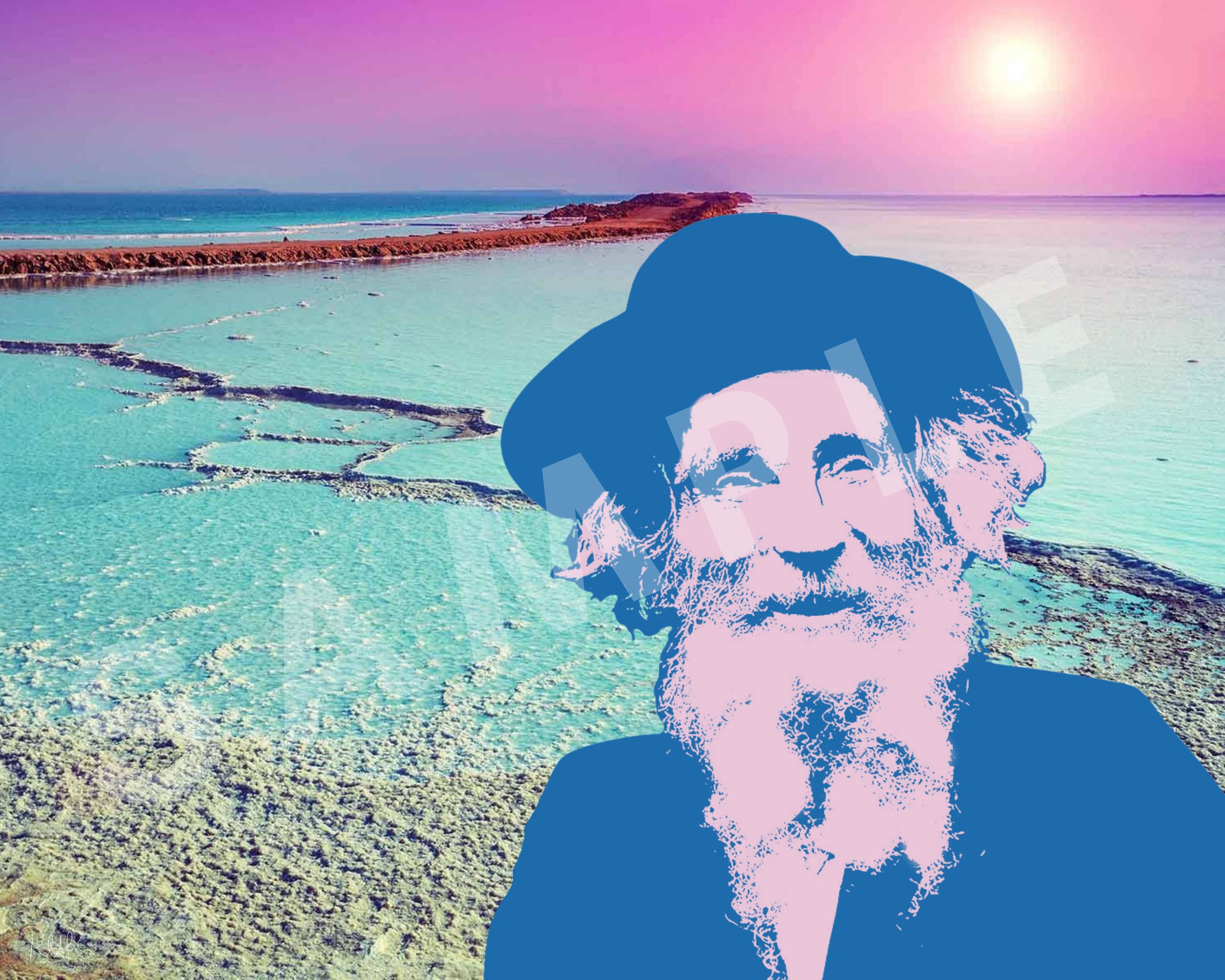 Gedolim Rabbis Pop Art Acrylic Prints 20x16 In. Israel Jerusalem ...