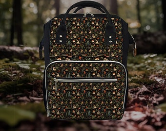 Dark Academia Cottagecore Witch Vegan Leather Backpack Cute - Etsy