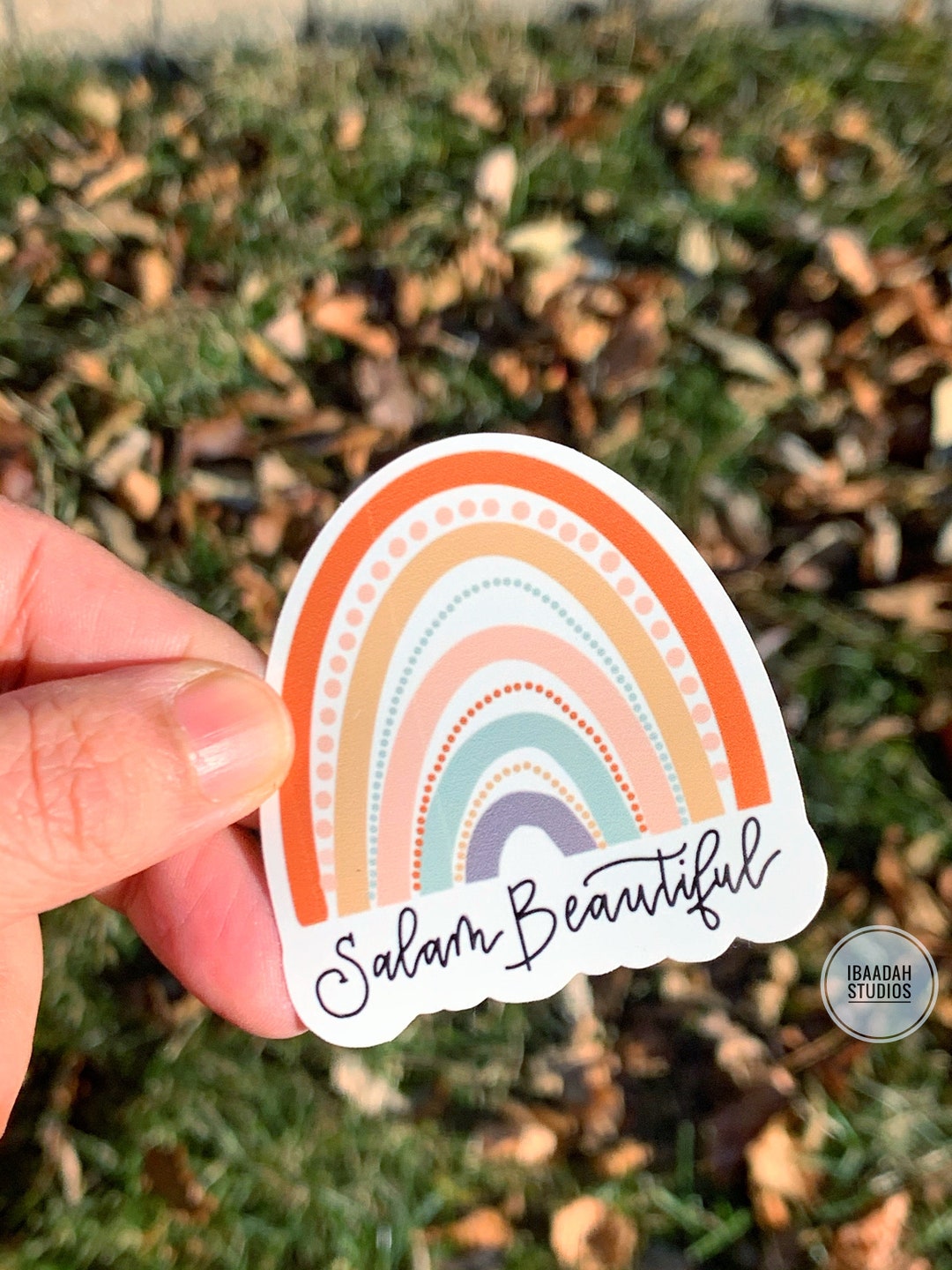 SALAAM BEAUTIFUL Sticker | Islamic Sticker for Laptops, Journals, Water ...