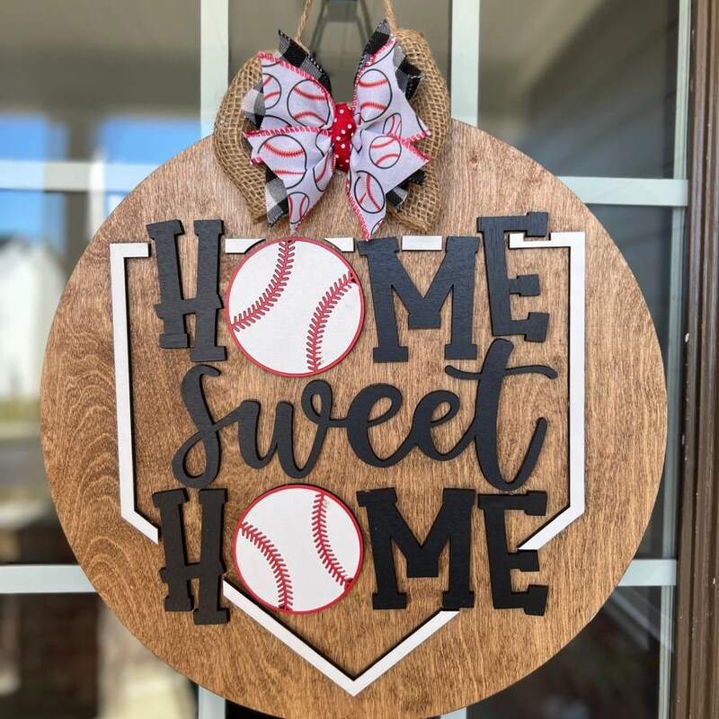 Baseball Door Decor - Etsy