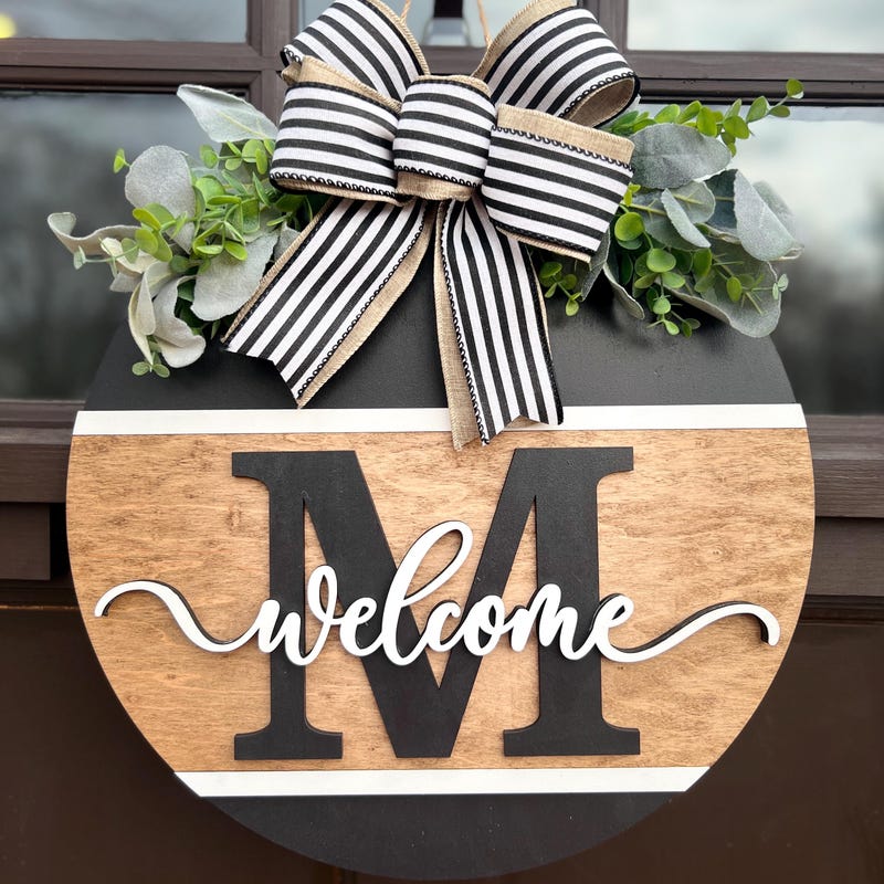 Welcome Sign for Front Door - Etsy