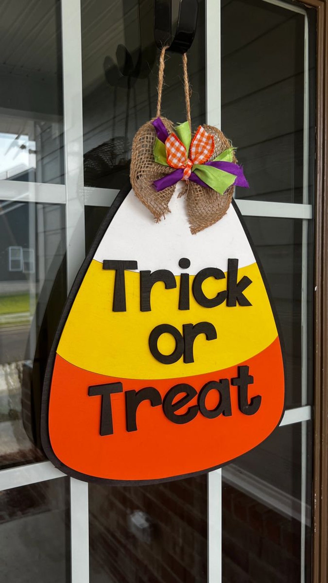 Handmade Reversible Trick or Treat Door Hanger 15 - Etsy