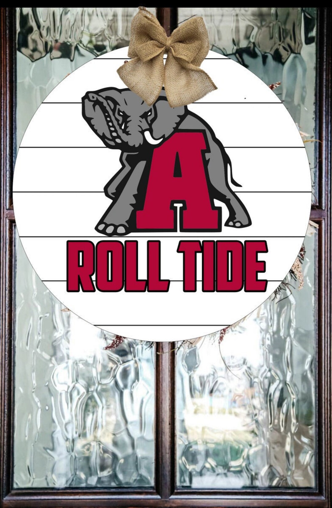 Handmade Alabama Roll Tide Door Hanger | Crimson Tide | University of ...