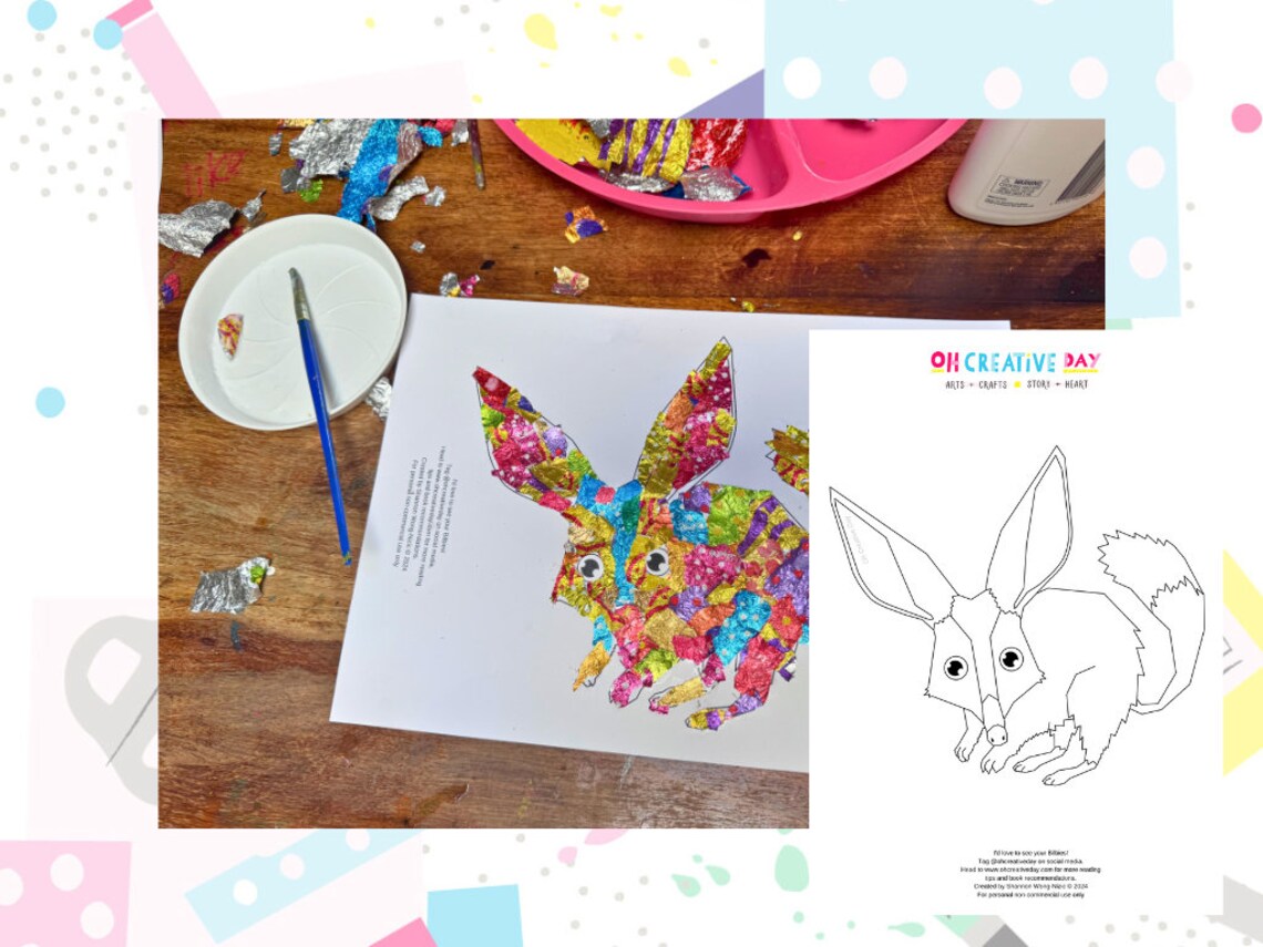Bilby Craft Tutorial for Children | Included Printable Template ...