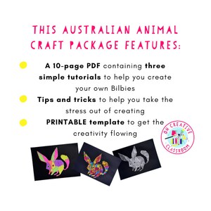 Bilby Craft Tutorial for Children | Included Printable Template ...