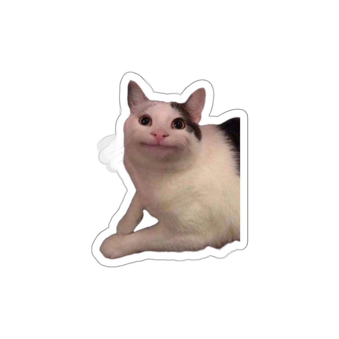 Cat Meme Kiss-cut Stickers - Etsy
