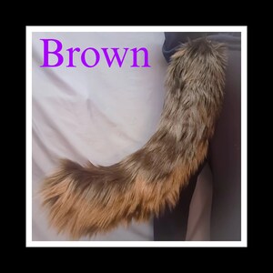 Custom Wolf Tails! Realistic Dog Costume and Fursuit Cosplay for Canine ...