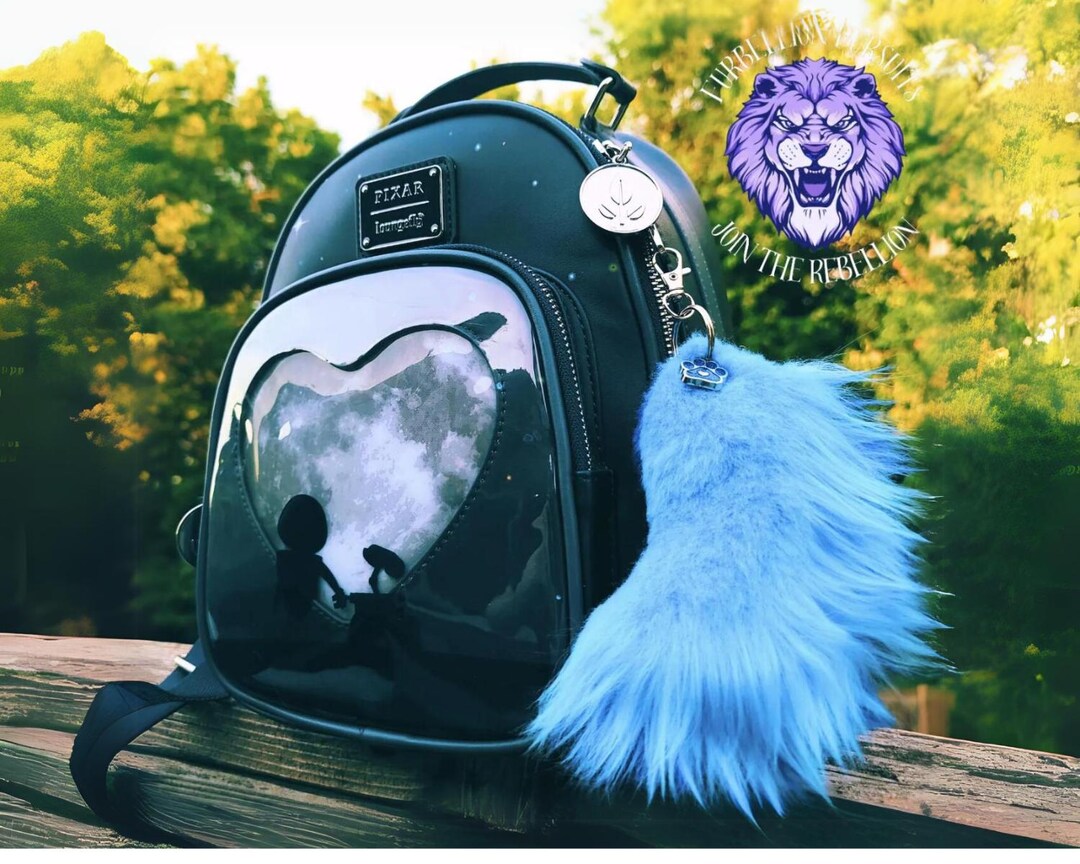 Furry Keychain Custom Tail Accessory Charm for Bags and Keys | 2 Colors ...