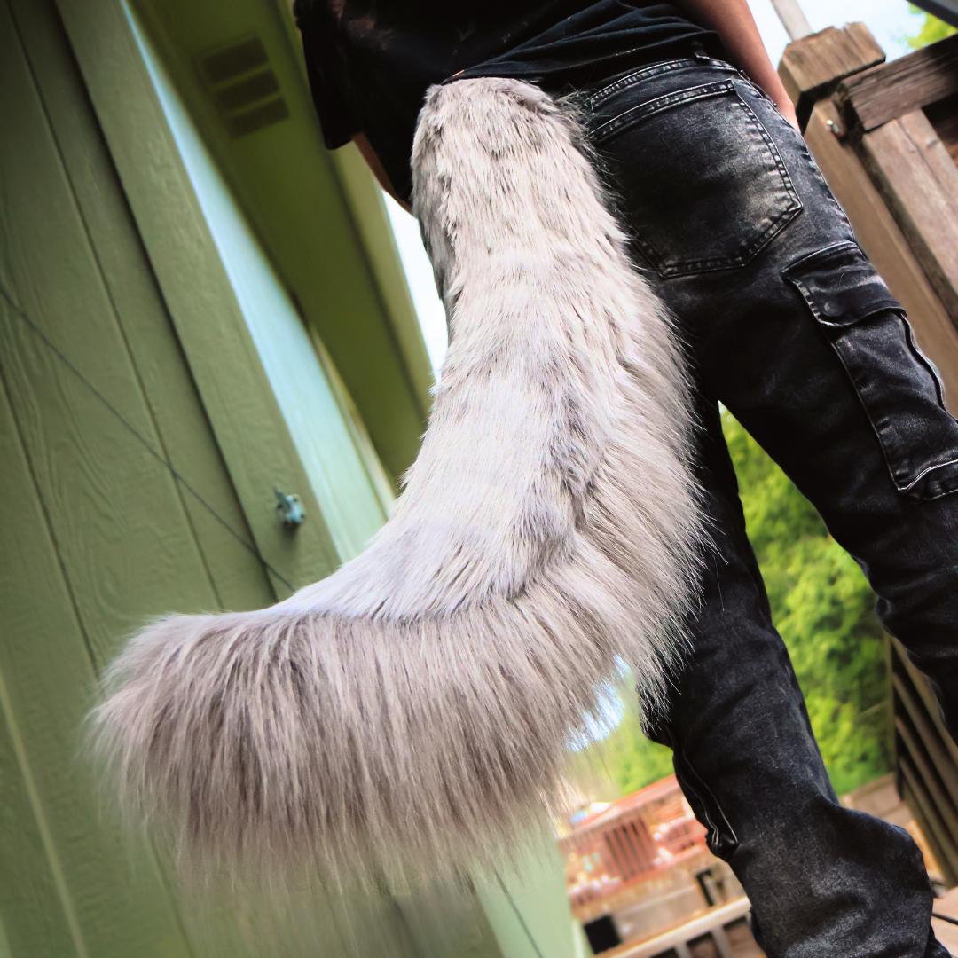 Custom Wolf Tails! Realistic Dog Costume and Fursuit Cosplay for Canine ...