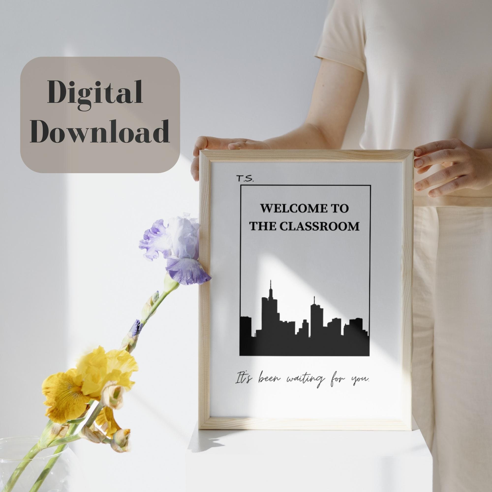 Minimalistic Swifty Classroom Poster for Teachers Printable - Etsy