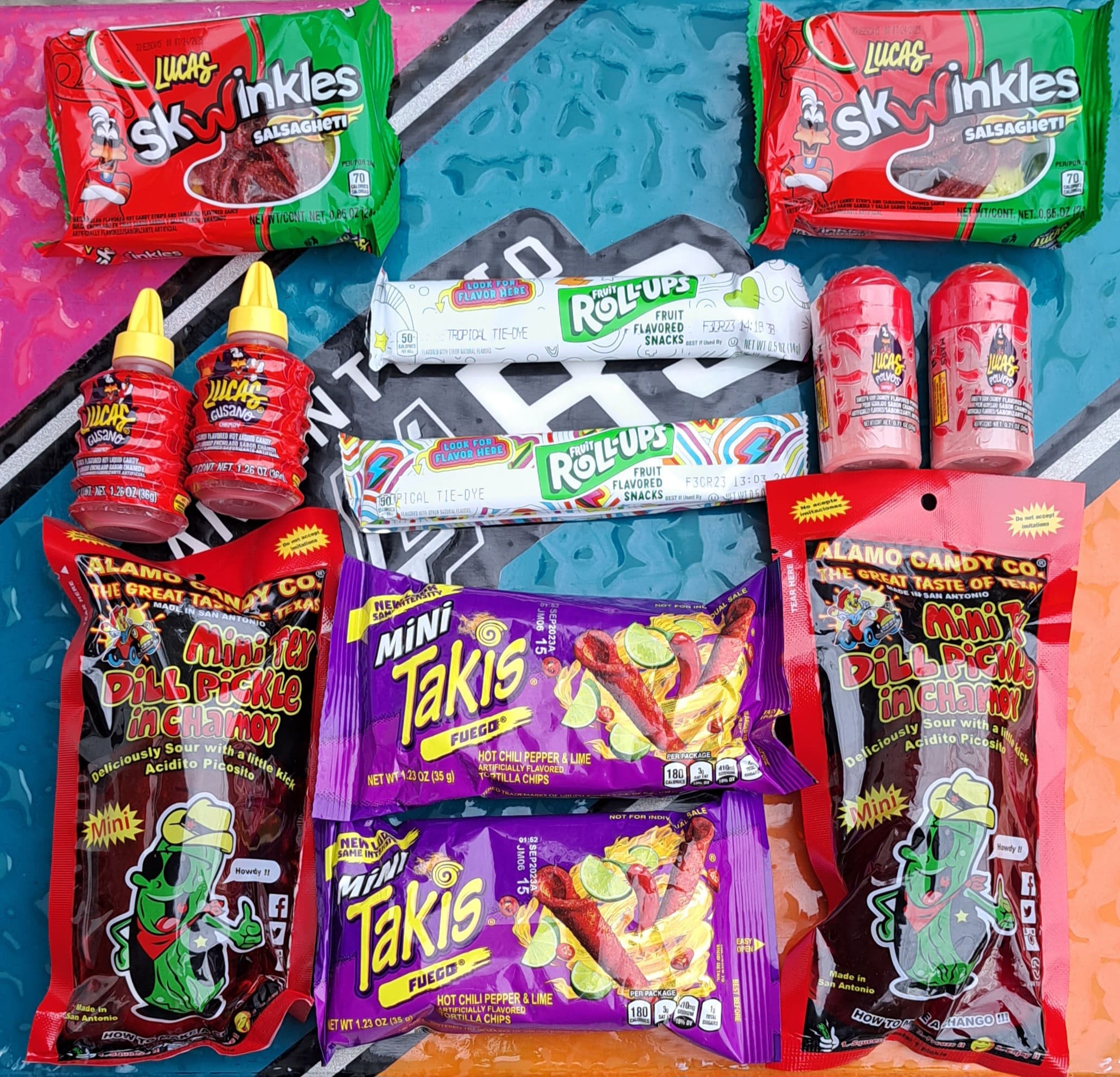 2 Mini Chamoy Pickle Kits With Takis - Etsy