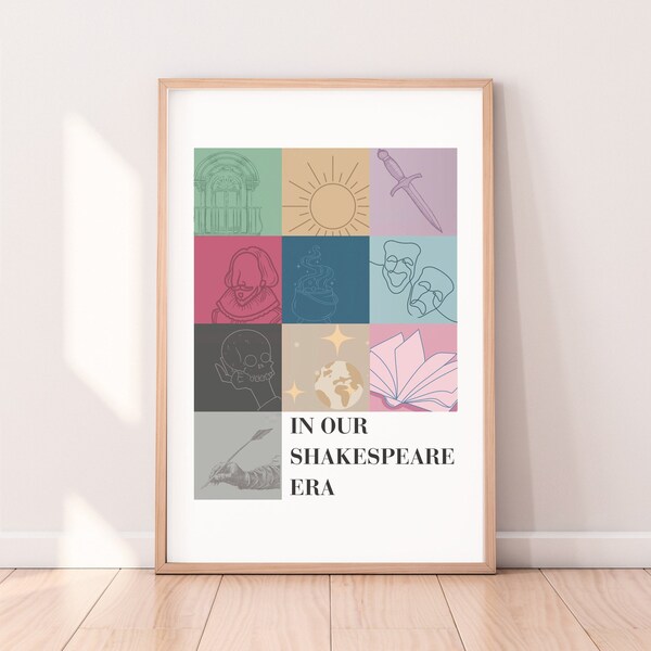 Shakespeare Poster - Etsy