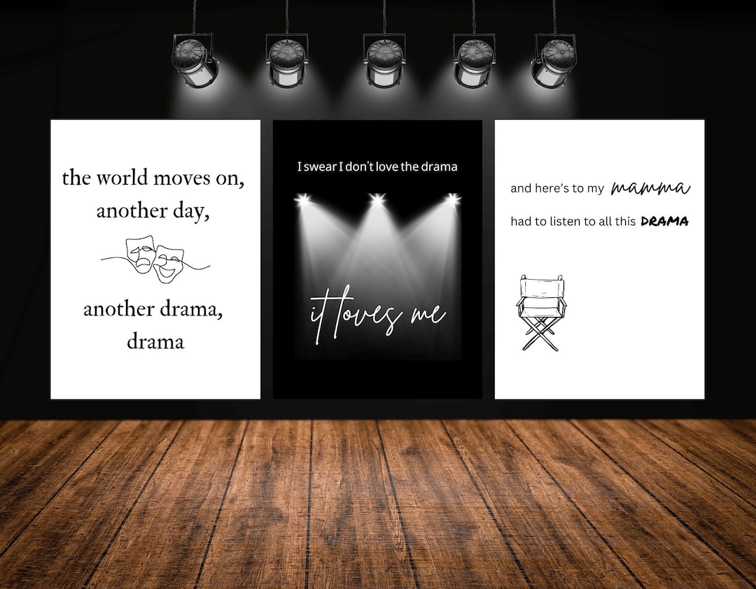 Taylor Swift Drama Classroom Posters - Etsy
