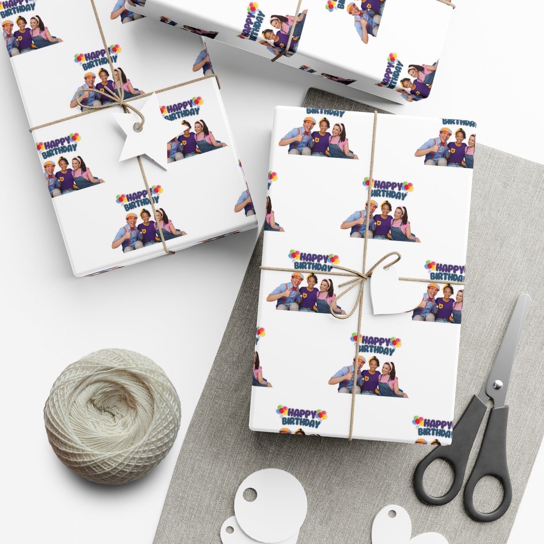 Ms Rachel Blippi Meka Gift Wrapping Paperbirthday Party Paper - Etsy