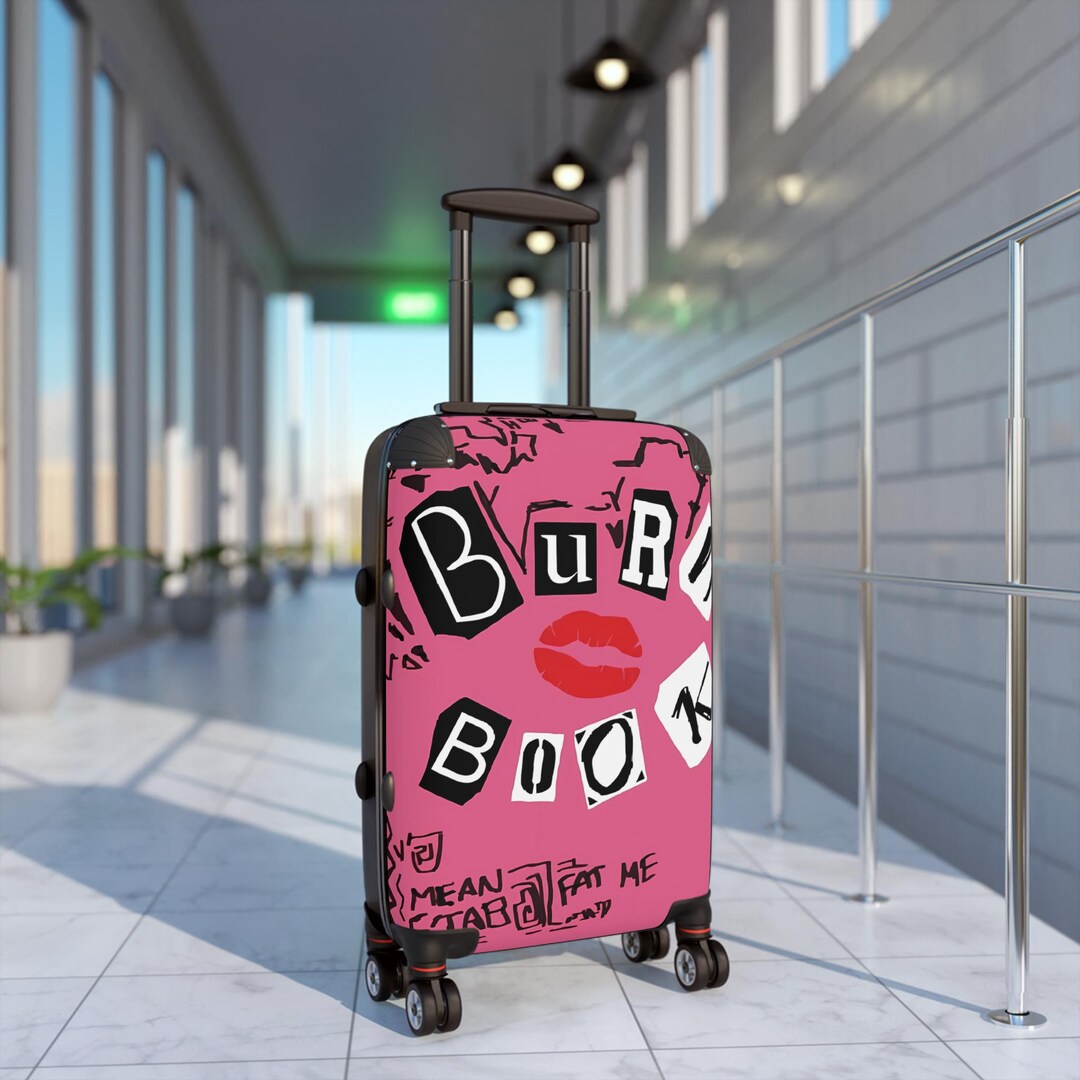 Burn Book Suitcase 00s 90s Nostalgic Teenage Girls Travel Luggage Bag ...