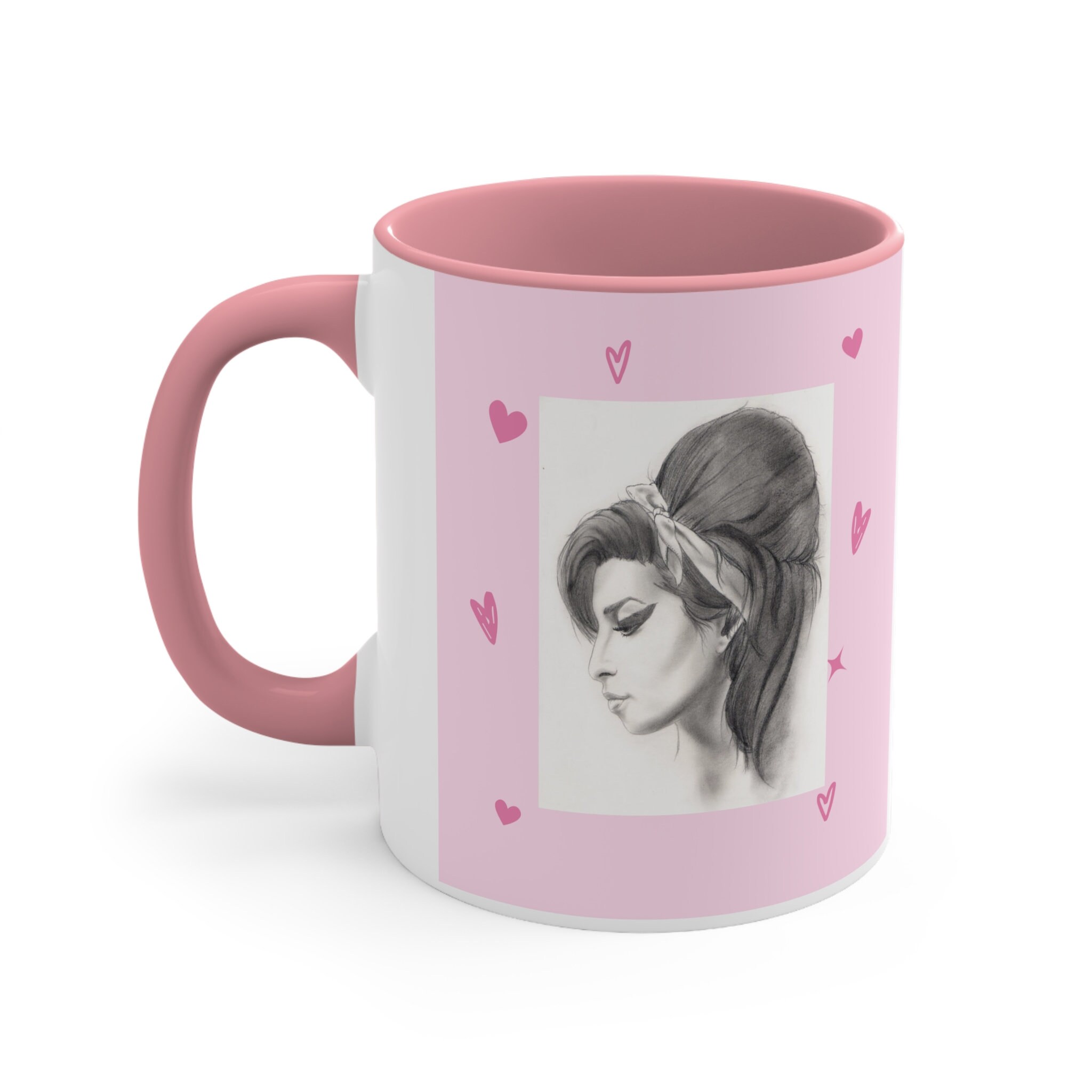 Amy Winehouse Mug, Customer Mug Coffee, Coffee Mug, Fans Mug, Custom ...