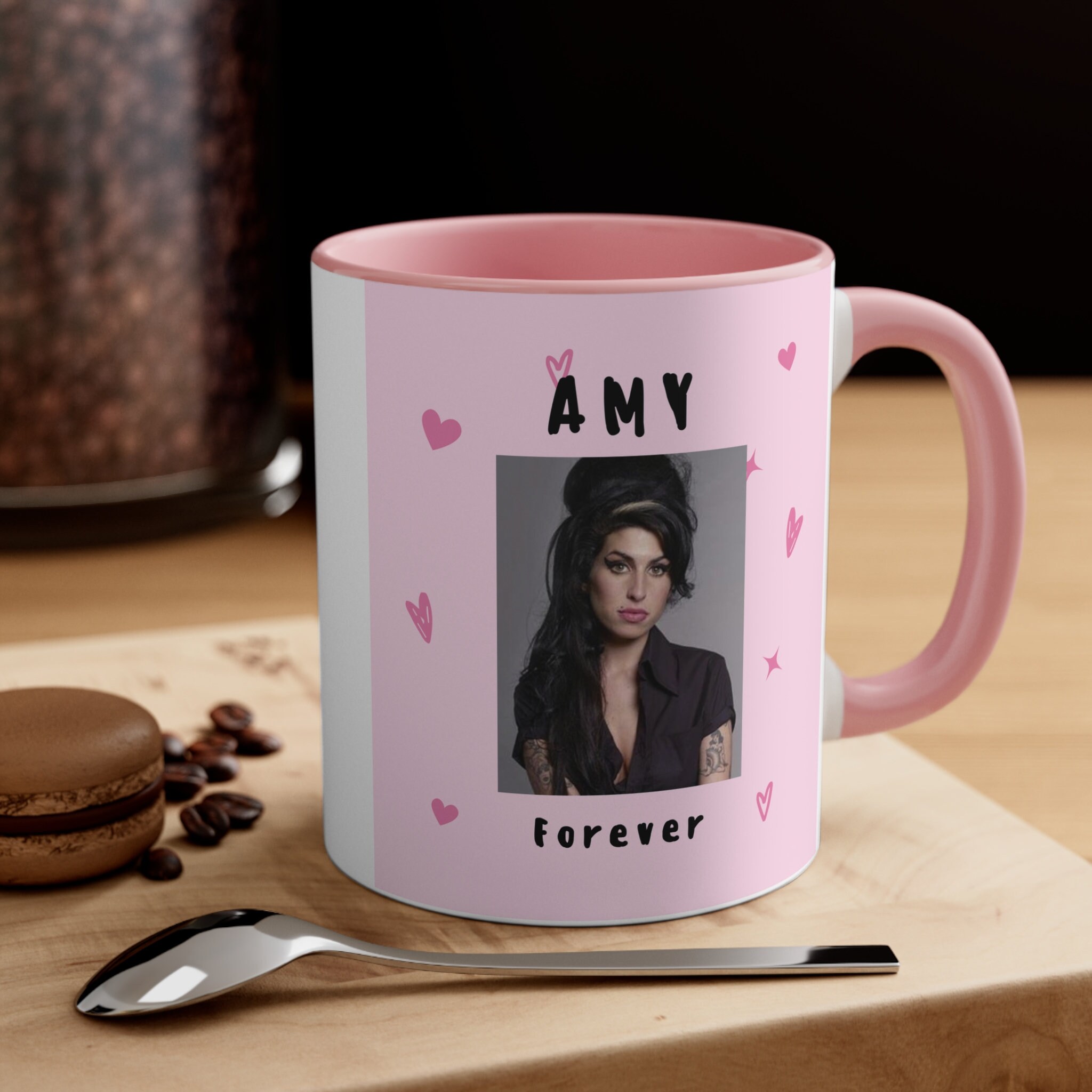 Amy Winehouse Mug, Customer Mug Coffee, Coffee Mug, Fans Mug, Custom ...
