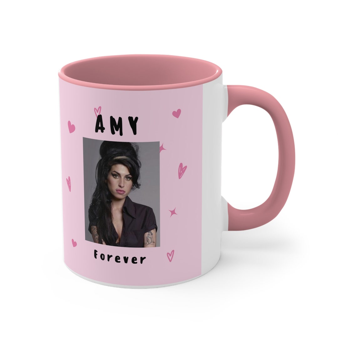 Amy Winehouse Mug, Customer Mug Coffee, Coffee Mug, Fans Mug, Custom ...