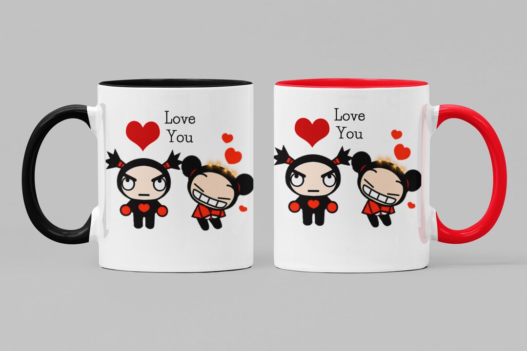 Love You Pucca and Garu Coffee Mug 11oz, Gift for Her, Gift for Him Mug ...