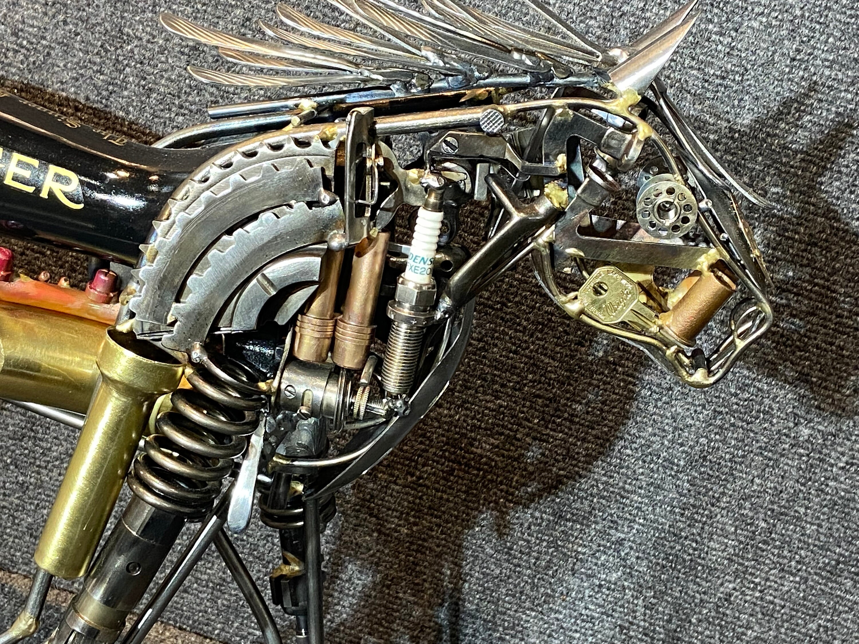 Singer Horse Sculpture: Afterburner - Etsy