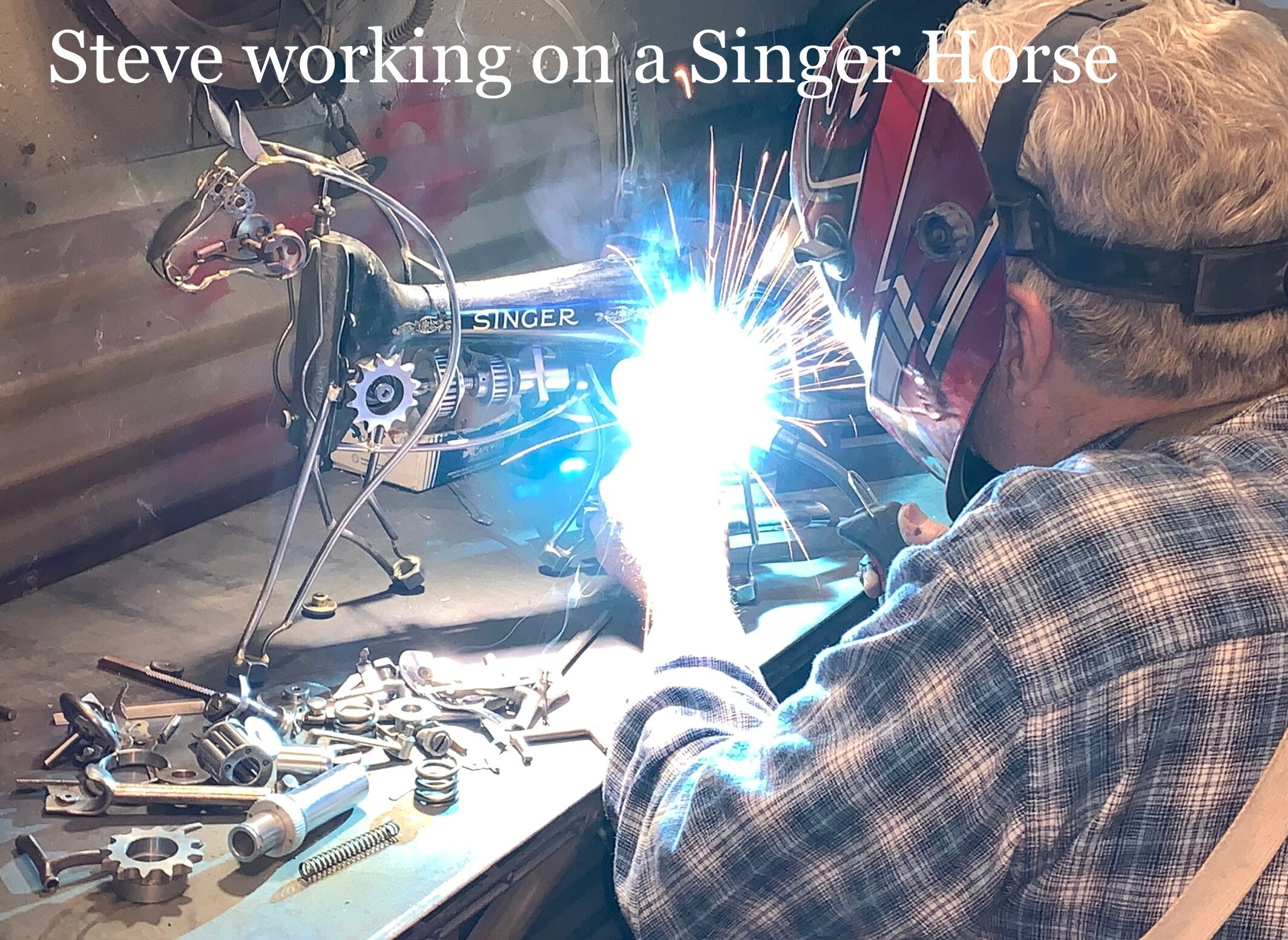 Singer Horse Sculpture: Afterburner - Etsy