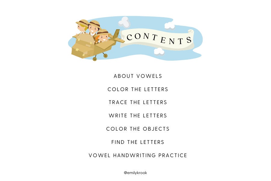 Vowel Ventures Printable Activity Pack for Kids - Learning Vowels Made ...