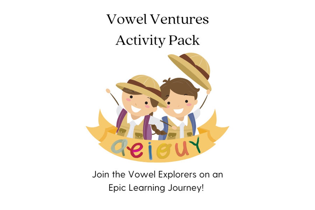 Vowel Ventures Printable Activity Pack for Kids - Learning Vowels Made ...