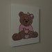 Dior Teddy Bear Bedazzled Canvas - Etsy