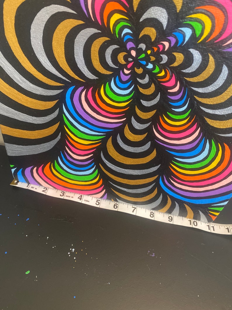 Acrylic Hypnosis Painting - Etsy