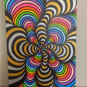 Acrylic Hypnosis Painting - Etsy