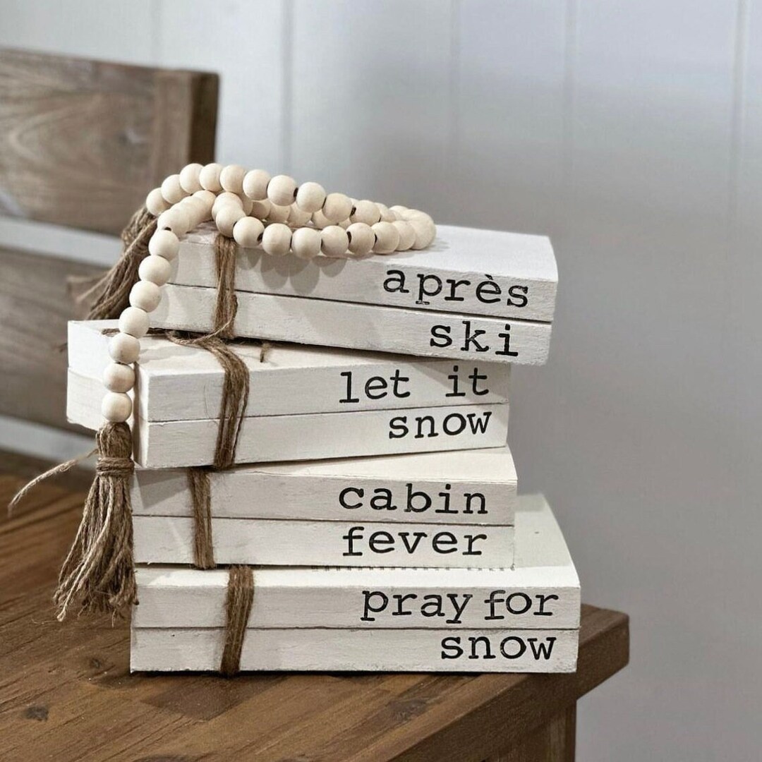 Personalized Stamped Books With Family Names, Stamped Books, Decorative ...